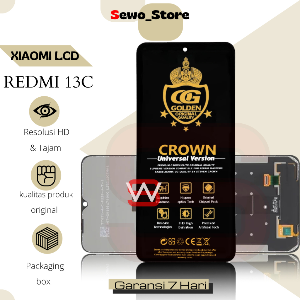Jual LCD TOUCHSCREEN XIAOMI REDMI 13C / 13R / POCOPHONE POCO C65 / POCO ...