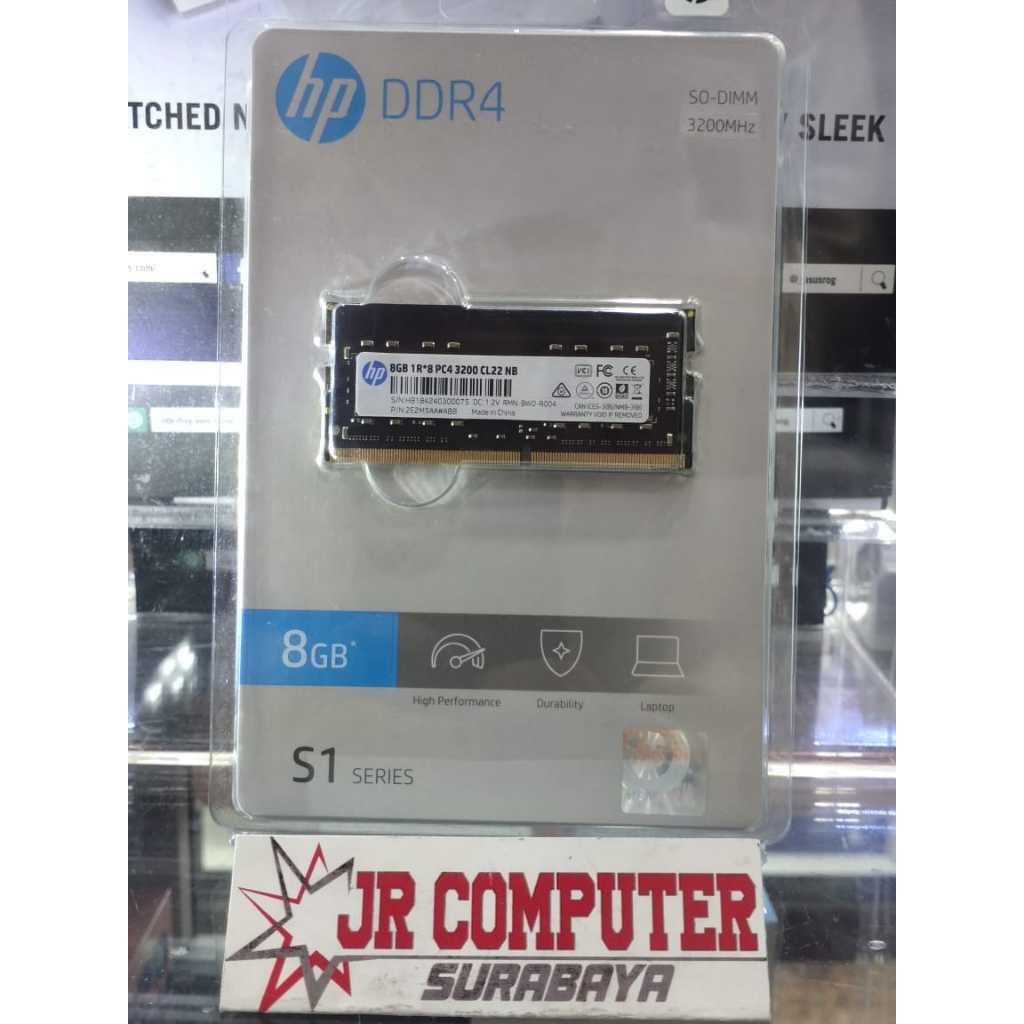 Jual HP S1 DDR4 SODIMM 8GB 3200MHz LAPTOP MEMORY - ORI - GARANSI RESMI ...
