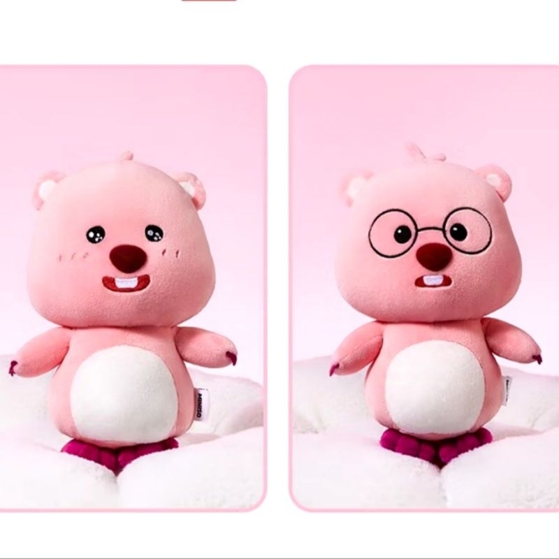 Jual 35CM Boneka Loopy Lucu pakai Kacamata Plush toys doll Lembut ...