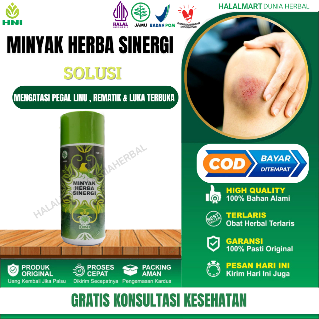 Jual MINYAK HERBAL SINERGI Minyak But But Untuk Keseleo Minyak Gosok ...