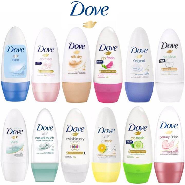 Jual Dove Deodorant Roll On All Varian - 40 ml | Shopee Indonesia