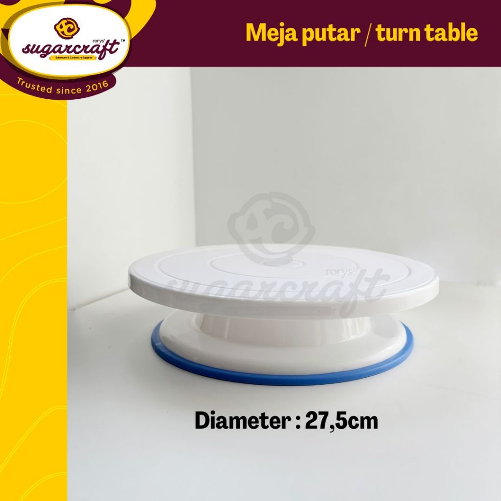 Jual Meja putar turn table alat dekorasi cake rotating display lazy ...