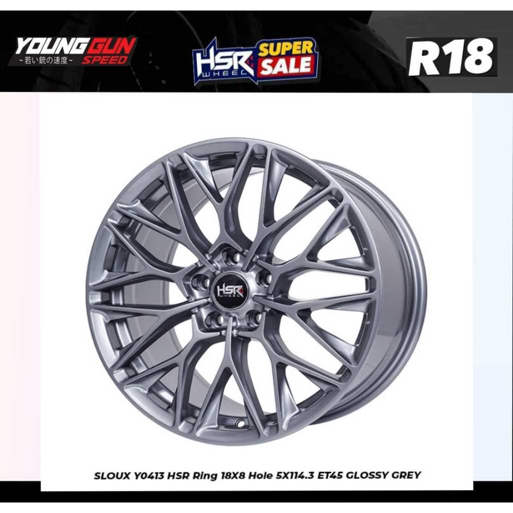 Jual velg camry ring 18 hsr sloux pelek racing r18 untuk innova zenic ...