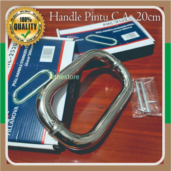 Jual Handle C Tarikan pintu Kaca As 20 cm Stainless Fillanova | Shopee ...