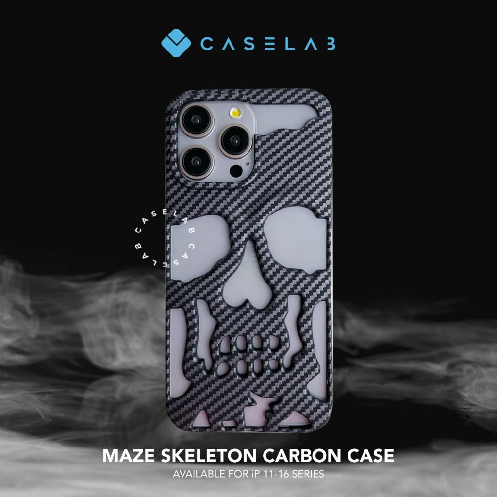 Jual CASELAB MAZE SKELETON Carbon Case IPH COMPATIBLE FOR IP 16 PROMAX ...