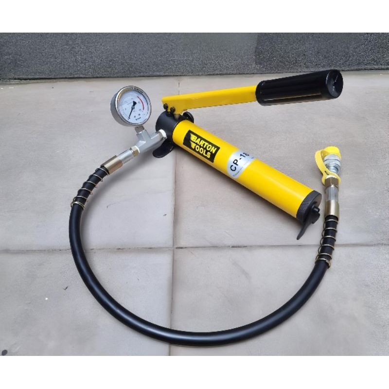 Jual Hydraulic Pump 400ml Pressure Gauge CP-180 Pompa Hidrolik 400cc Manual | Shopee Indonesia