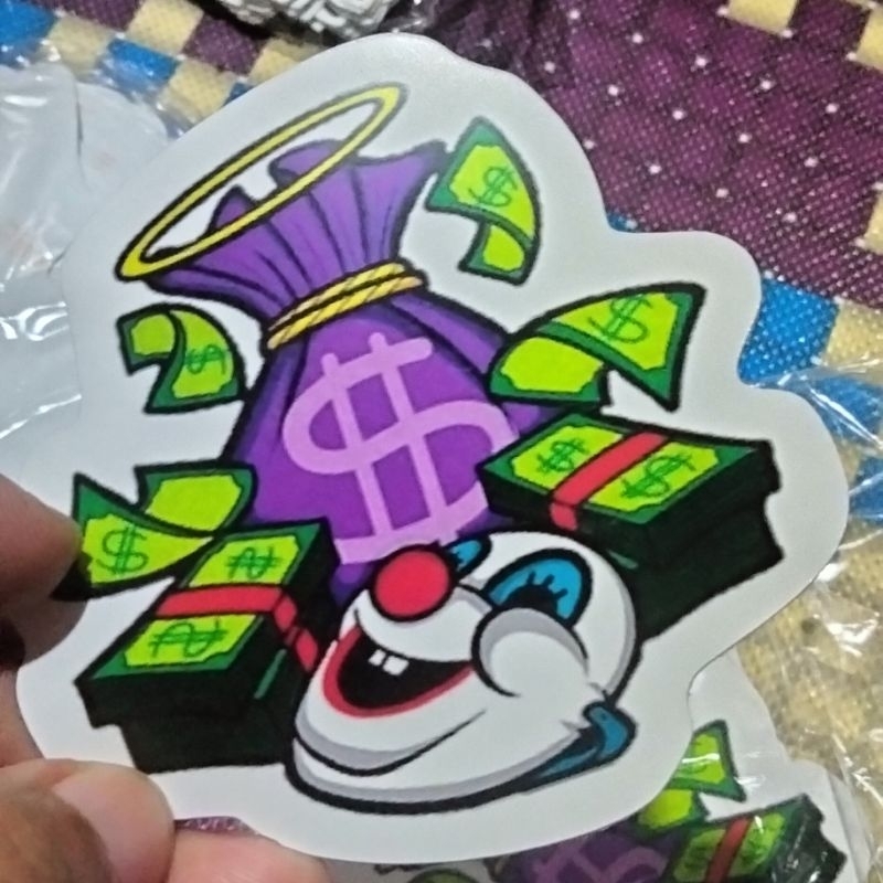 Jual stiker sticker badut berduit | Shopee Indonesia