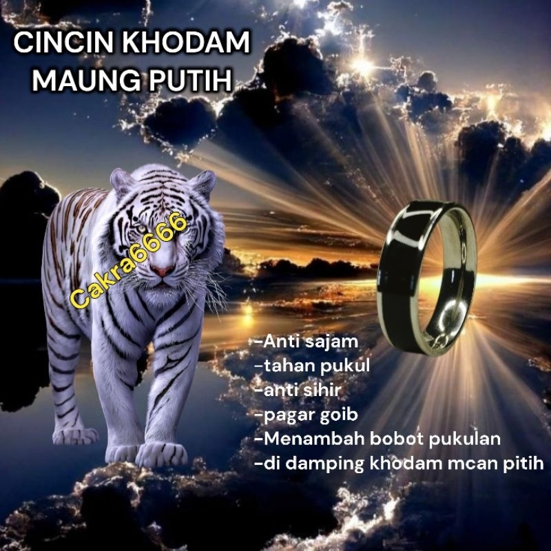 Jual CINCIN LADUNI KESELAMATAN MAUNG PUTIH | Shopee Indonesia