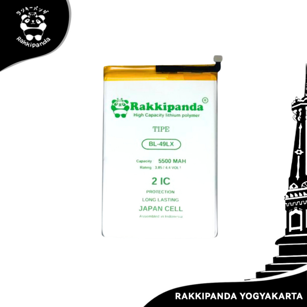 Jual Baterai RakkiPanda Battery BL-49LX HOT 12I ( X665 ) / HOT 20S ...
