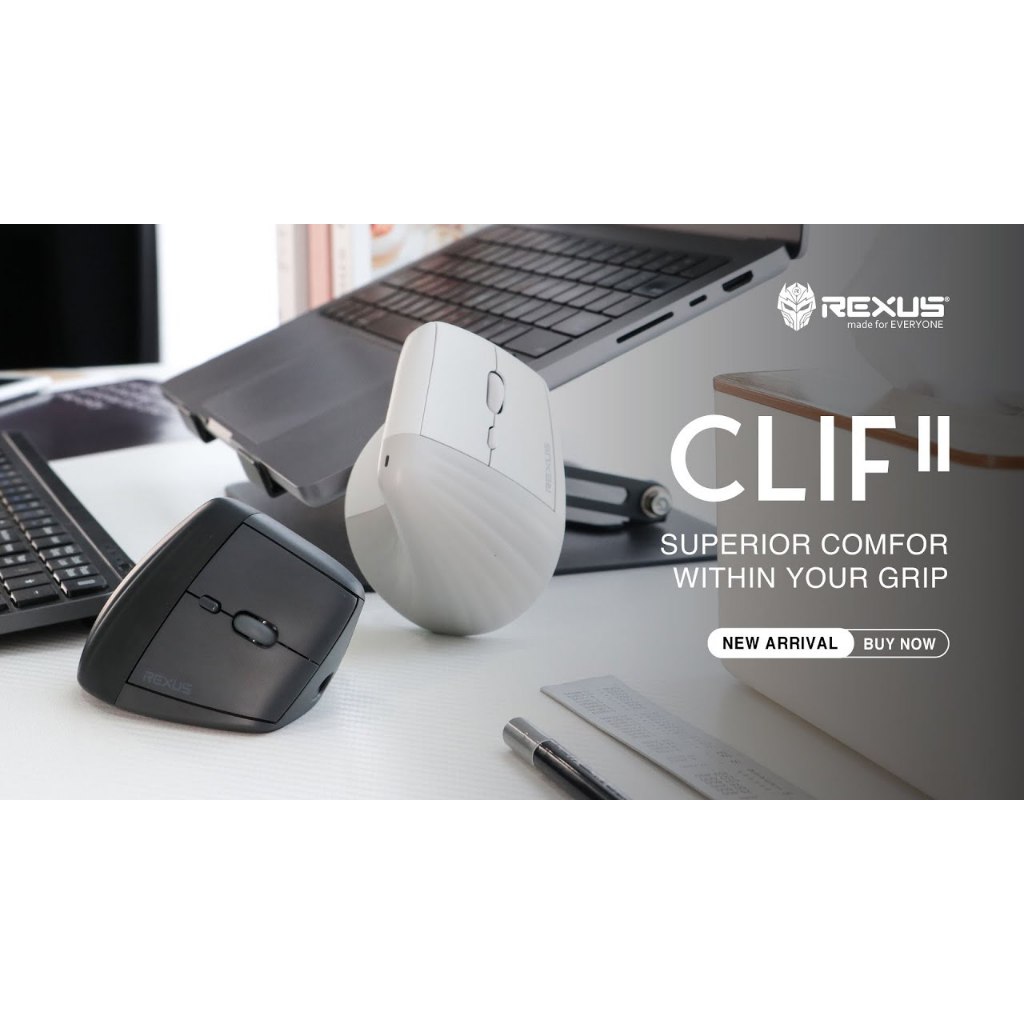 Jual Rexus Mouse Wireless Office Clif II QV270 | Shopee Indonesia