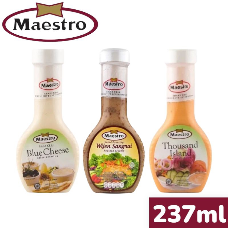 Jual Maestro Salad Dressing 237 gram Botol | Shopee Indonesia