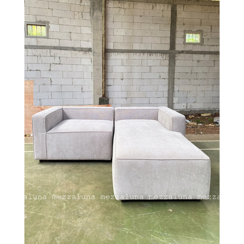 Jual SOFA LETTER L/ SOFA SUDUT MINIMALIS BY MEZZALUNA | Shopee Indonesia