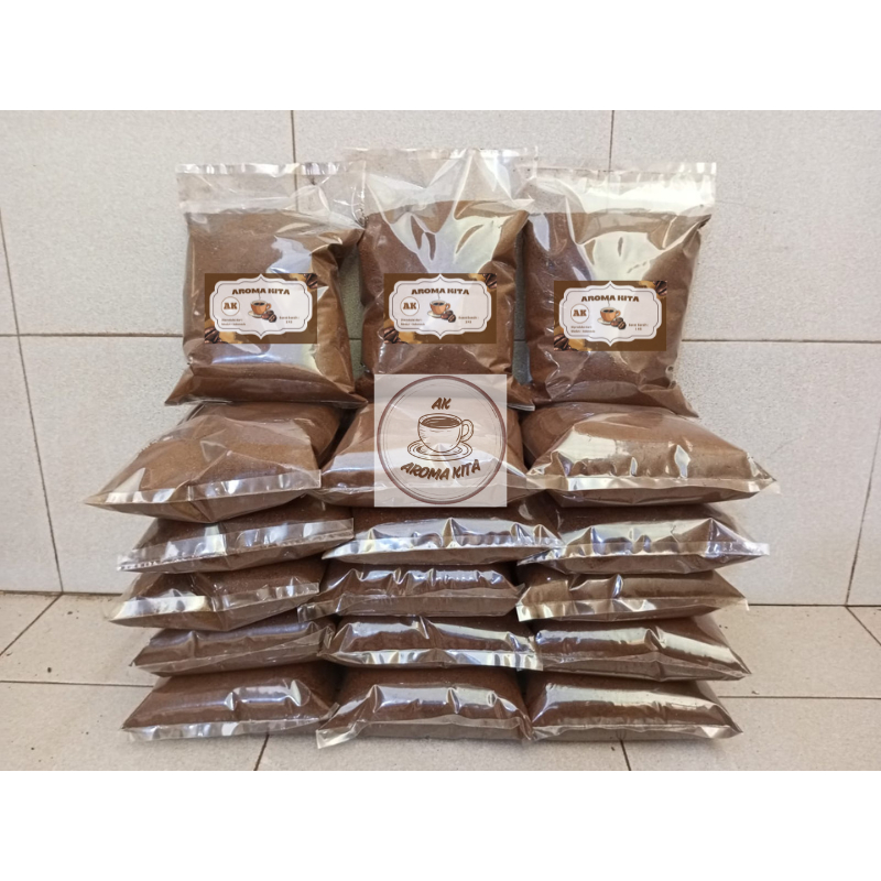 Jual [Termurah] Kopi Bubuk Hitam / 500gr Kopi Bubuk Khas Sidikalang ...