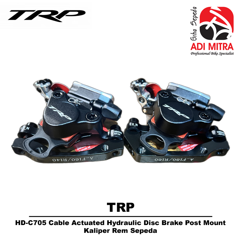 Jual TRP HD-C705 Cable Actuated Hydraulic Disc Brake Post Mount Kaliper ...