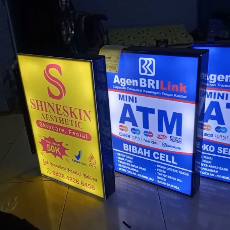 Jual NEON BOX UKURAN 120cm x 70cm | Shopee Indonesia