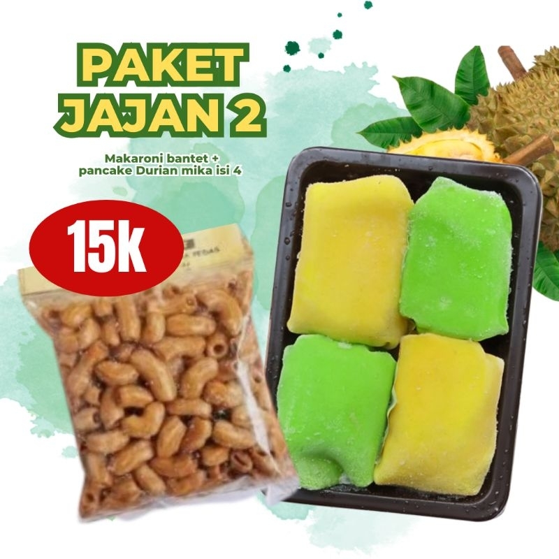 Jual paket jajan 2 ( durian) | Shopee Indonesia
