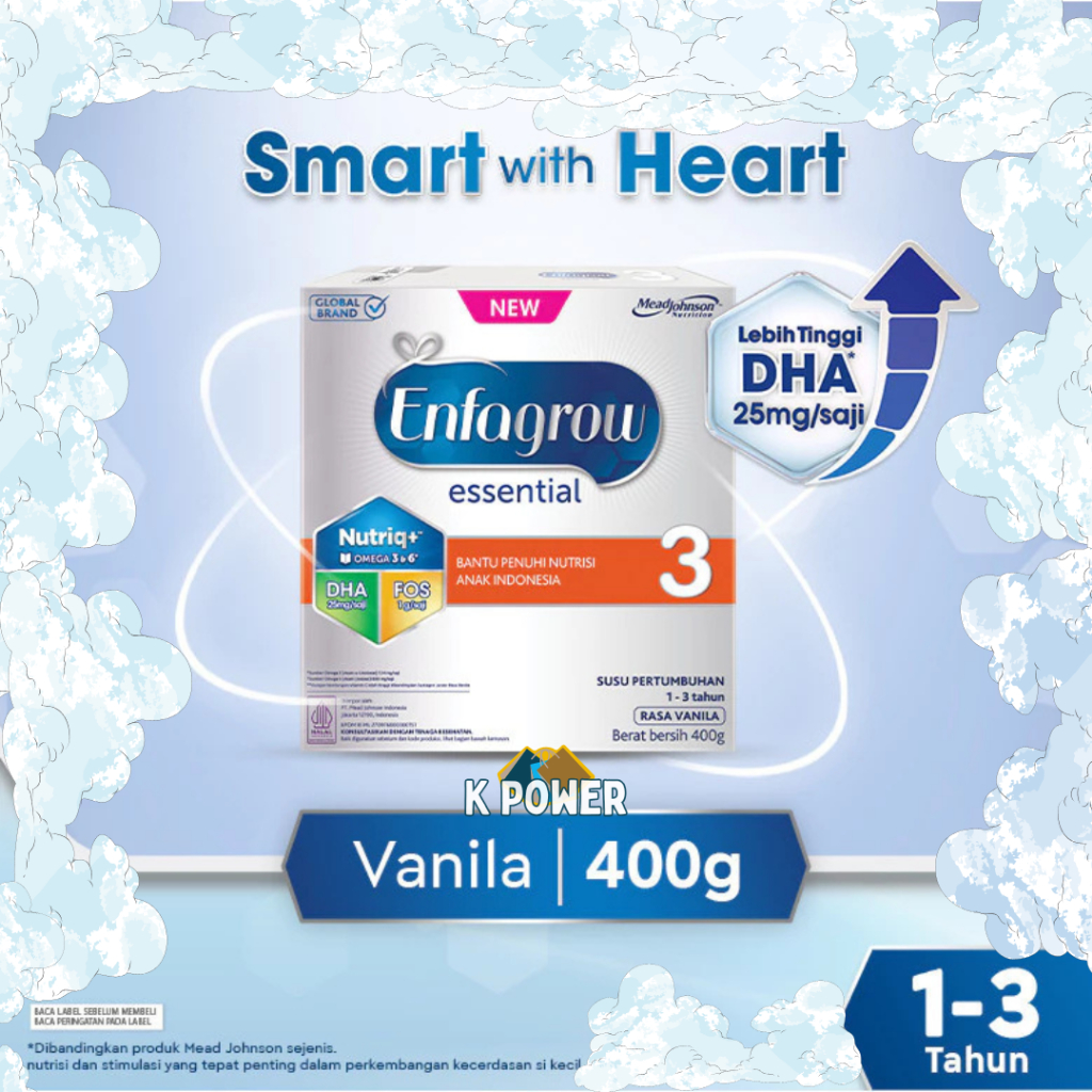 Jual Enfagrow Essential 3 Susu Formula Anak 1 - 3 Tahun 400 gr - Susu ...