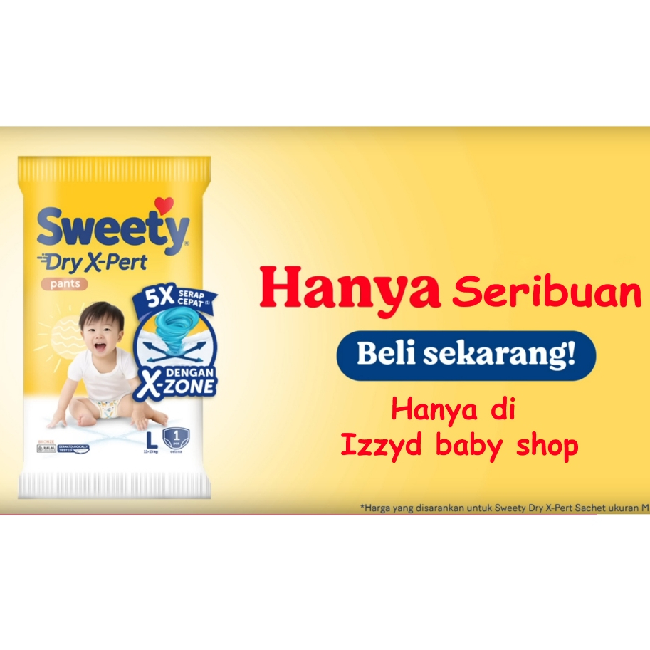 Jual Sweety bronze / silver sachet popok sekali pakai diaper traveling ...