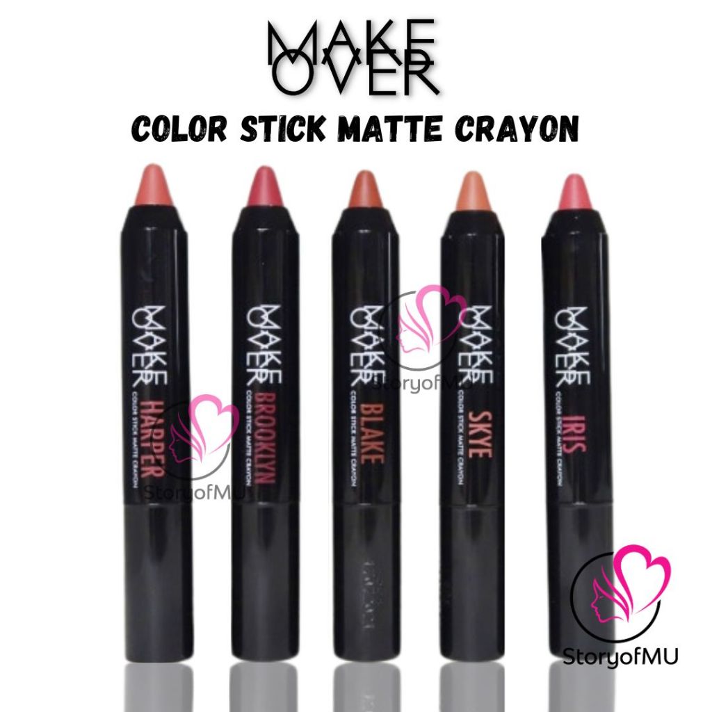 Jual ️ StoryofMU ️ Make Over / MakeOver Color Stick Matte Crayon 2.6g ...