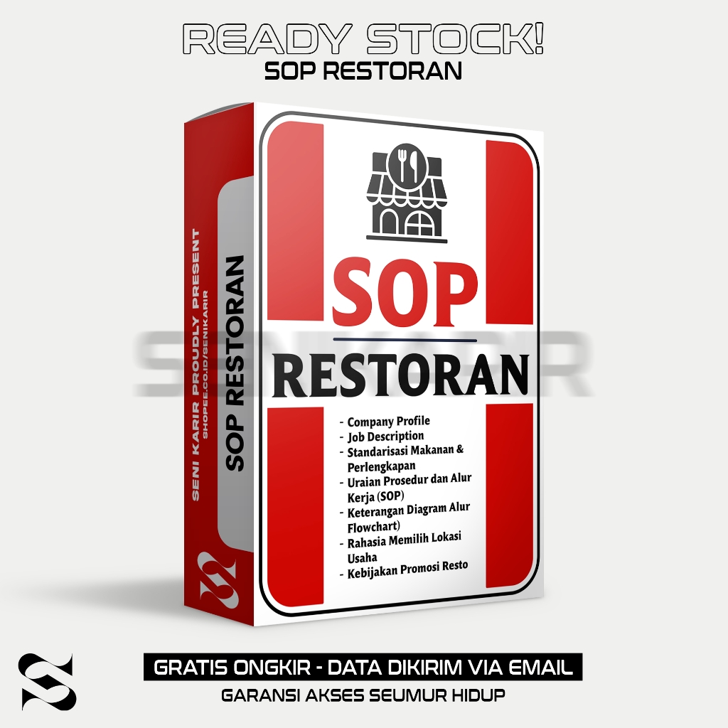Jual Paket SOP RESTORAN - Standar Operasional Prosedur Usaha Bisnis ...