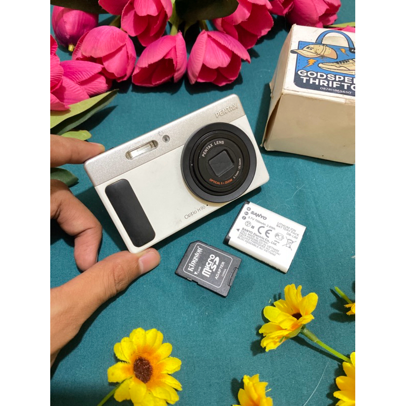Jual Camera Digital Pentax Optio H90 Black White series 12.1 MegaPixels ...