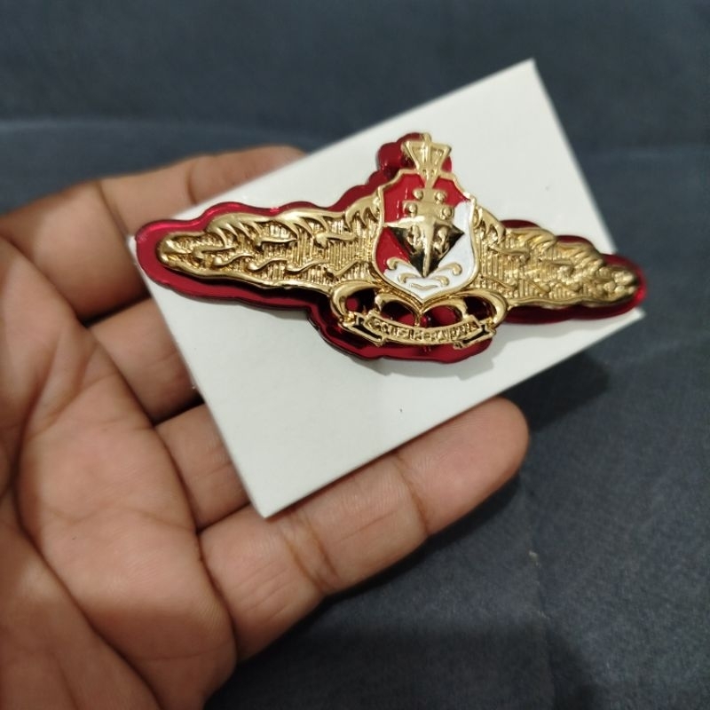 Jual brevet wing pin lencana bahari polairud mika | Shopee Indonesia