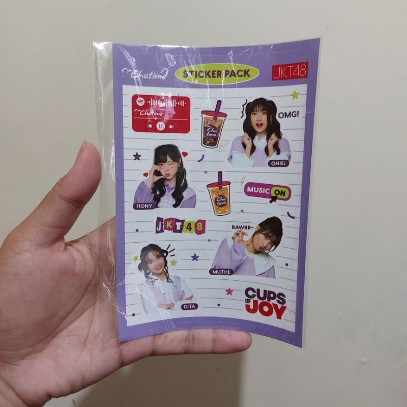 Jual Sticker Chatime X JKT48 Official Merchandise | Shopee Indonesia