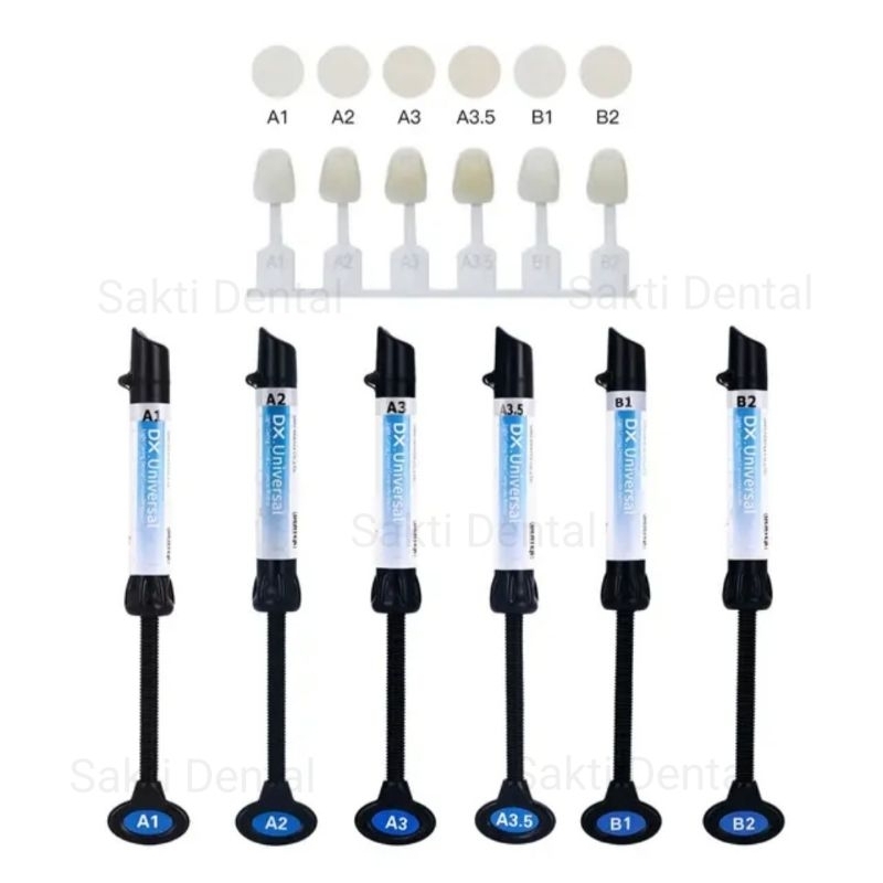 Jual Composite Dentex Original Dental Nano Hybrid Dentex Universal Lem Gigi Behel Veneer ...