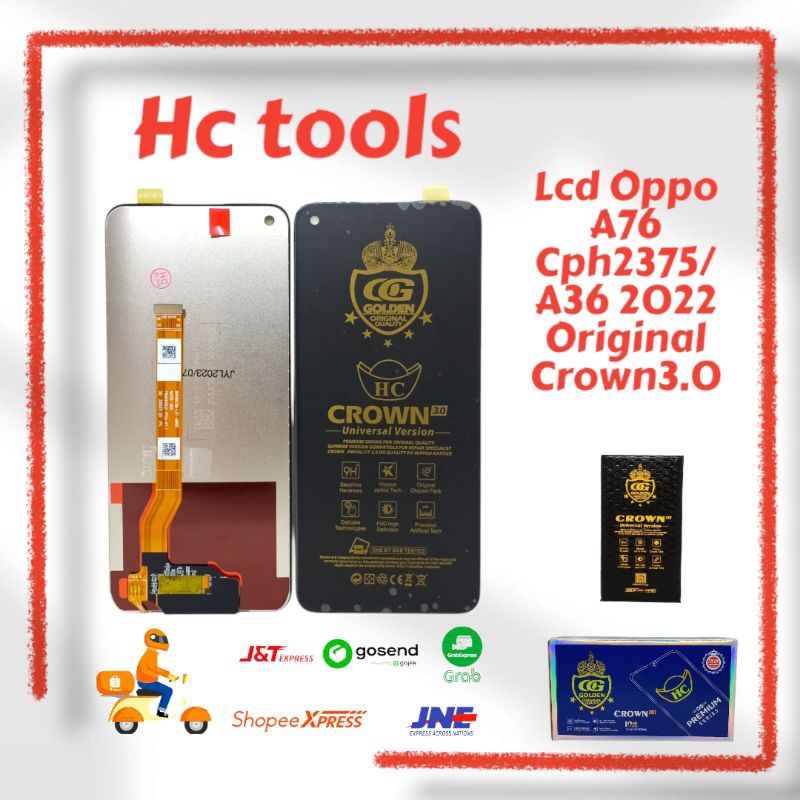 Jual LCD TOUCHSCREEN OPPO A76 CPH2375/A36 2022 ORIGINAL | Shopee Indonesia