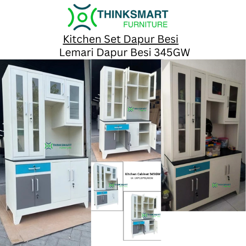Jual [KHUSUS KARGO] Cabinet Besi - Kitchen Set Dapur Besi - Lemari ...