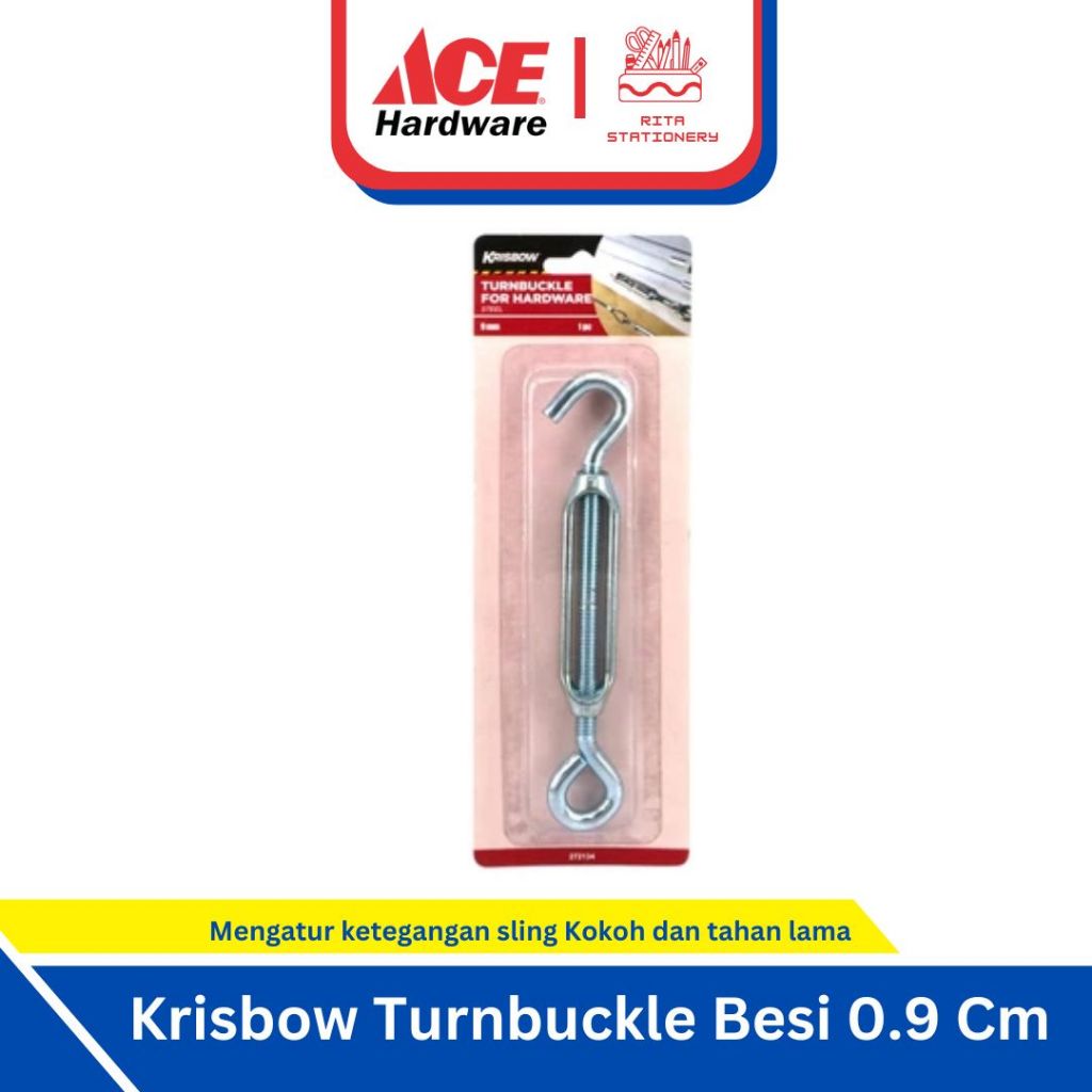 Jual Krisbow Turnbuckle Besi 0.9 Cm - Pasang dan mengencangkan kawat ...
