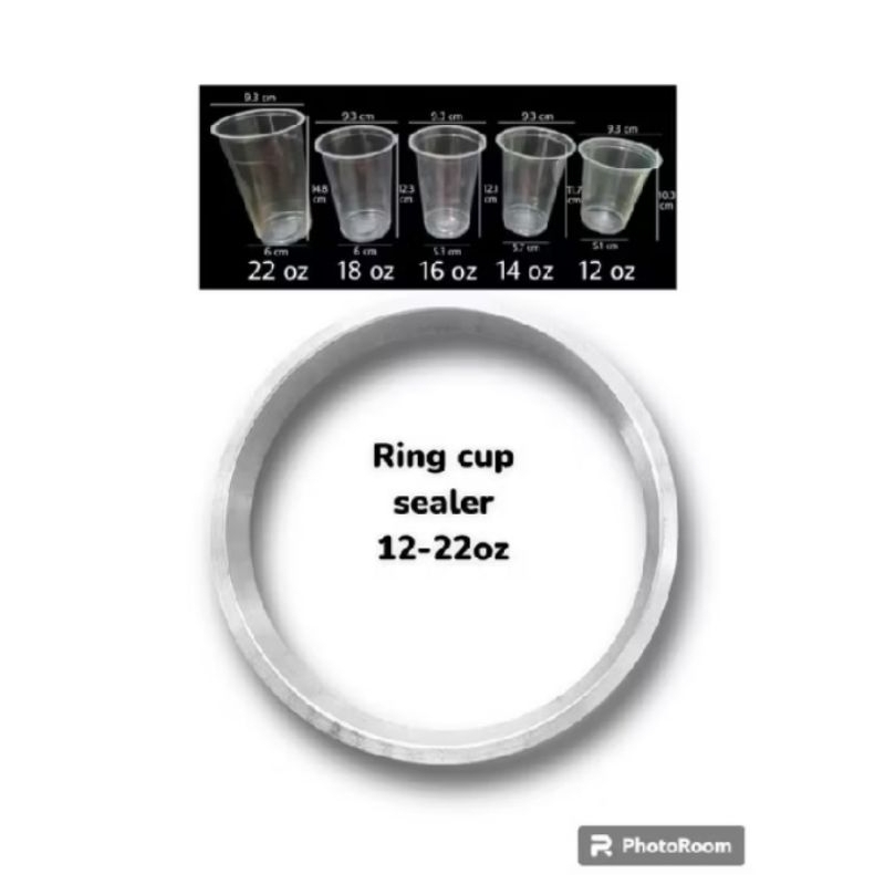 Jual Ring cup sealer ukuran 12oz sampai 22oz dengan ukuran master ring ...