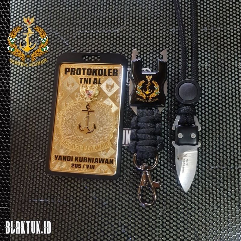 Jual PLAT ID NAME TAG TNI AL angkatan laut fill set holder mika dan ...