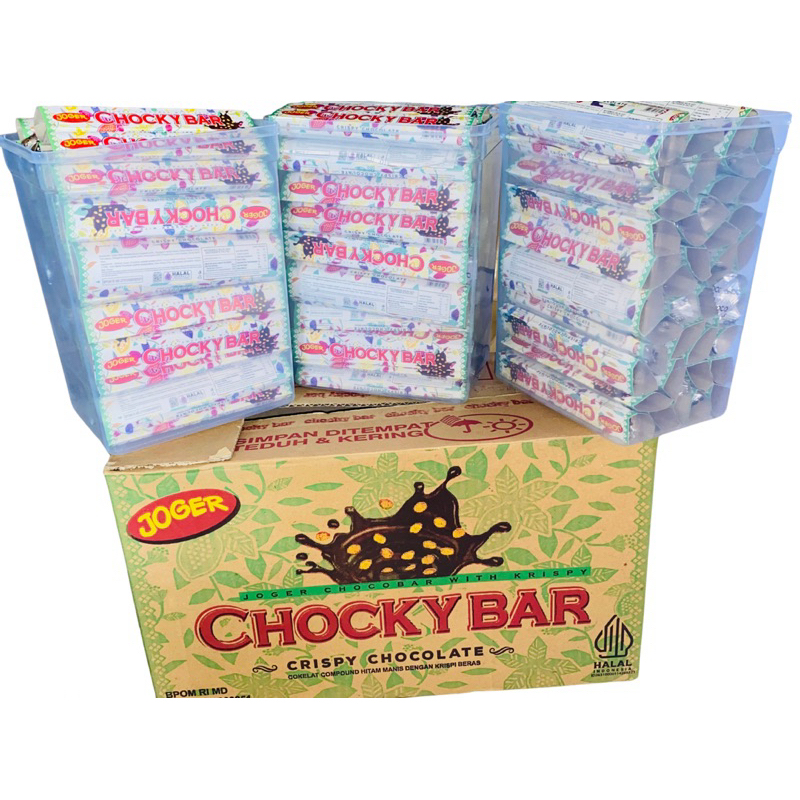 Jual CHOCKY BAR CRISPY CHOCOLATE BOX ISI 40 X 14 GRAM | Shopee Indonesia