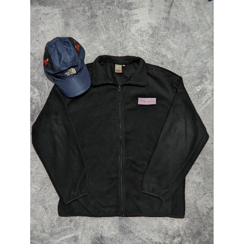 Jual [Spesial Sale] Jacket SPAO Original Bahan Polar Hangat Warna Hitam ...
