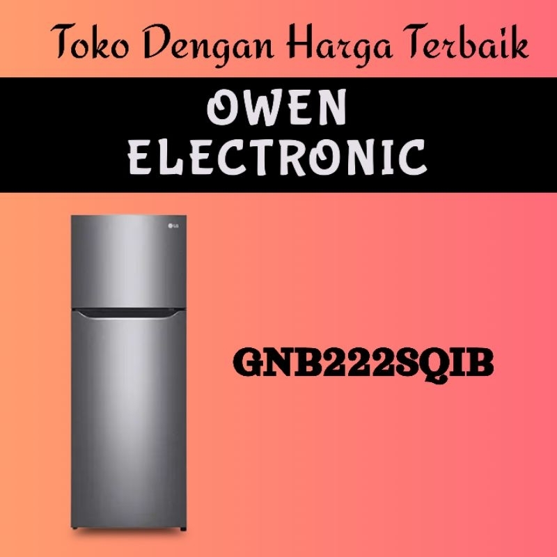 Jual LG KULKAS 2 PINTU KECIL SMALL 2 DOOR REFRIGERATOR GNB222SQIB ...
