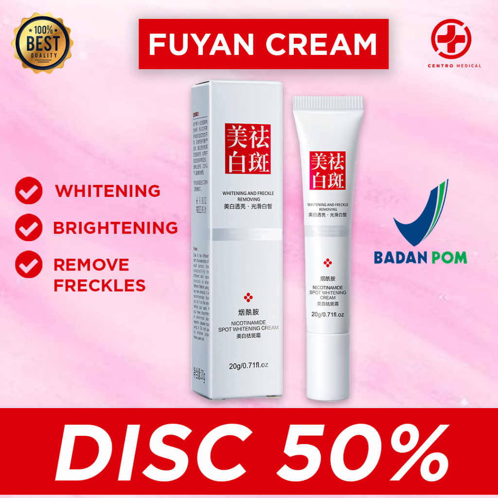 Jual FUYAN Krim Pemutih Penghilang Bintik Wajah - Krim Fuyan Flek Hitam 20g/ Whitening Freckle ...