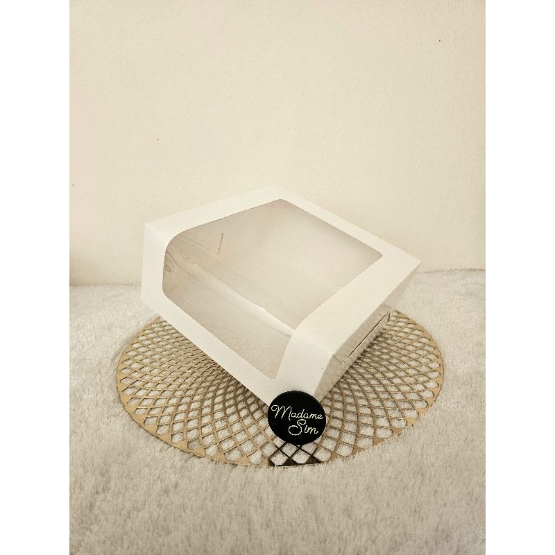 Jual BOX IVORY - DUS KUE TART - GIFT BOX - KOTAK CAKE 22x22x10 ...