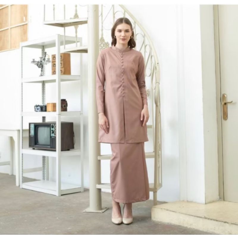 Jual Ameera kurung Melayu simpel bahan katun toyobo//elegant//mewah ...