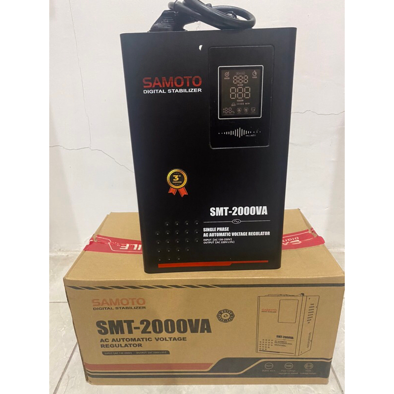 Jual Stabilizer SAMOTO 2000VA 2000 VA AVR stabiliser digital stavol ...