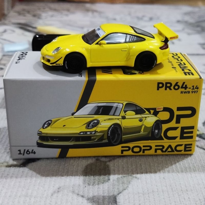 Jual Pop Race PR64-14 Porsche RWB 997 Yellow UNSEALED | Shopee Indonesia