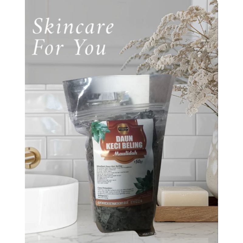 Jual Teh seduh daun kecil beling/Teh herbal daun kecil beling 50 gram ...