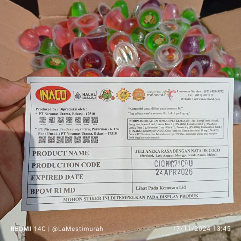 Jual Inaco mini jelly dan Inaco jelly boi | Shopee Indonesia