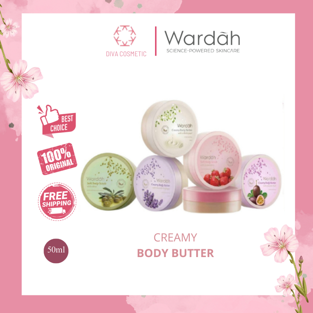 Jual Wardah Creamy Body Butter 50 ml | Shopee Indonesia