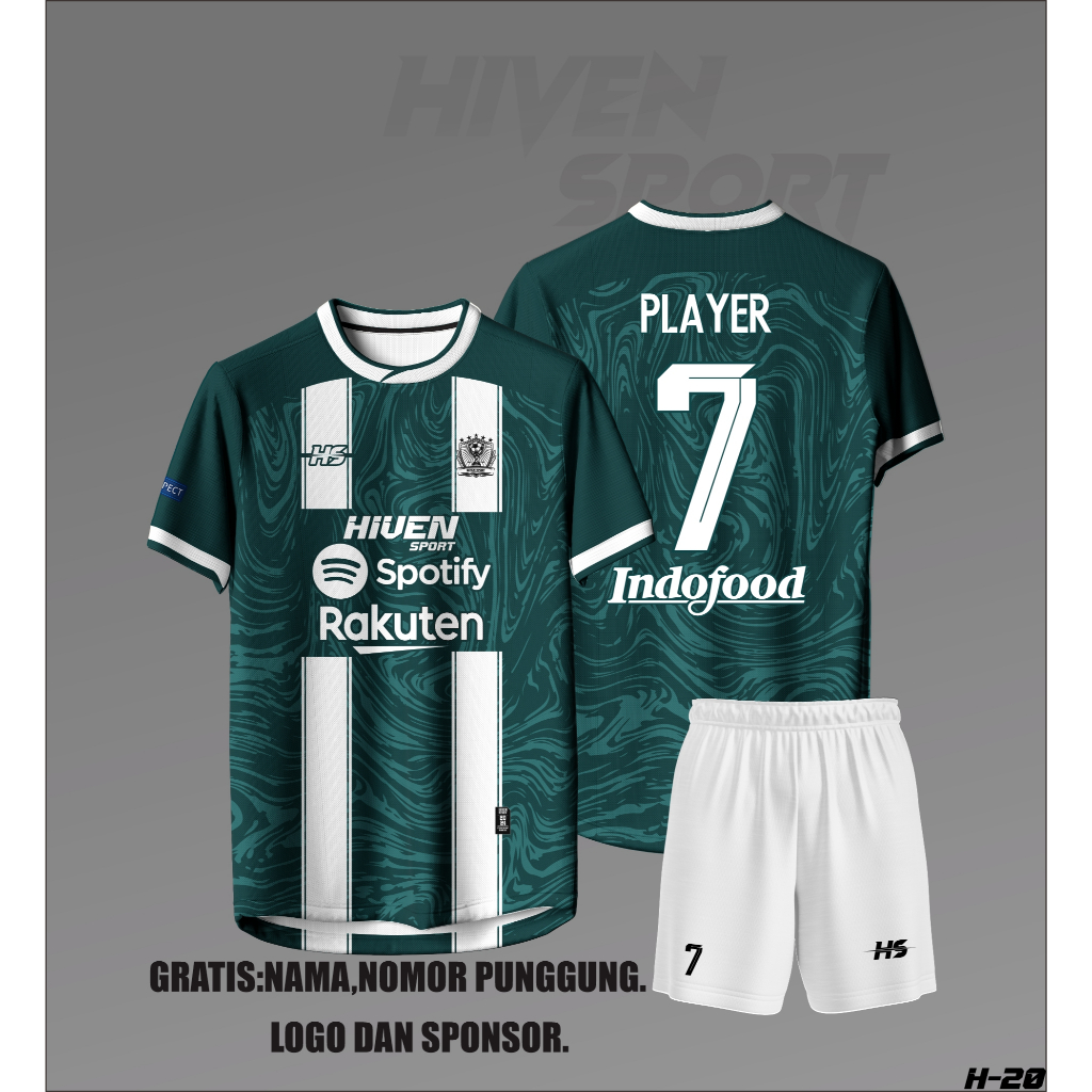 Jual JERSEY FUTSAL PRINTING JERSEY BOLA CUSTOM NAMA,NOMOR PUNGGUNG,DAN ...