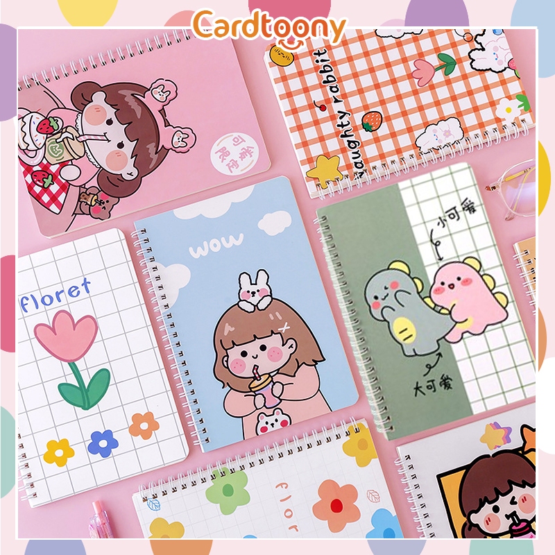 Jual Notebook Spiral A5 Memo Buku Tulis Notepad Catatan Lucu Kartun ...