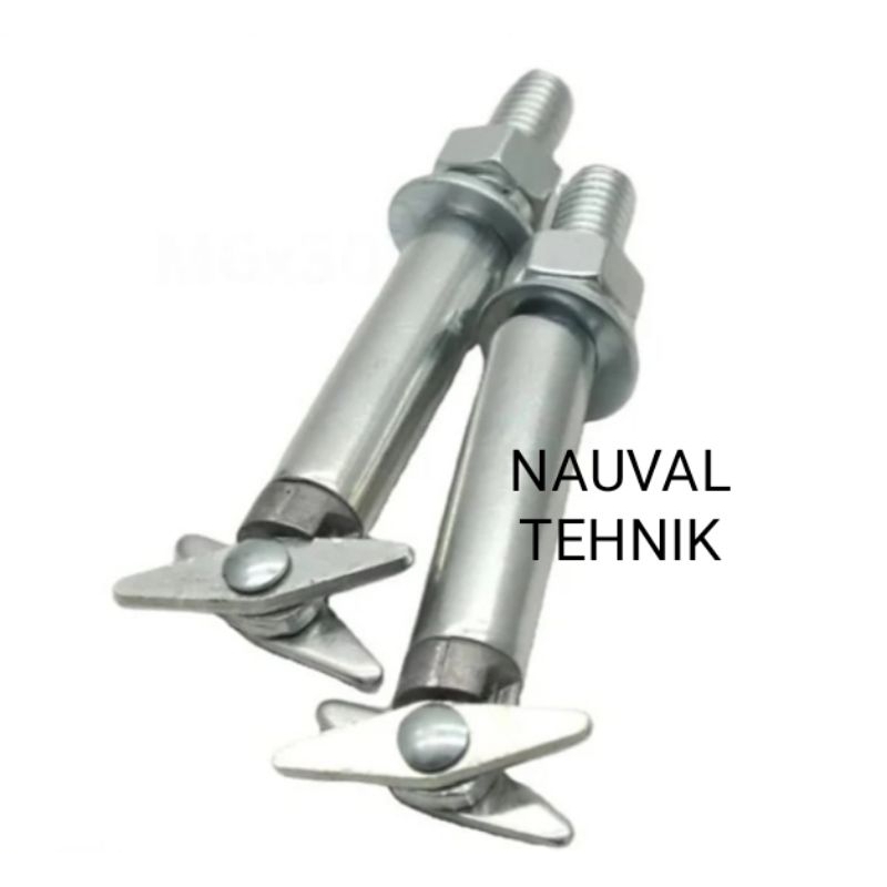 Jual DYNABOLT HEBEL/ ANCHOR BOLT HEBEL M6X80MM | Shopee Indonesia