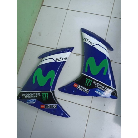 Jual Half Fairing R15 V2 Model R25 Sayap Samping Model R25 PNP Yamaha ...