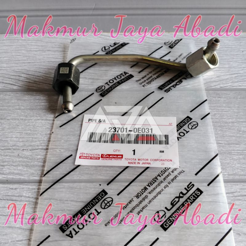 Jual PIPA INJEKTOR PIPA SELANG SOLAR ASLI TOYOTA INNOVA REBORN FORTUNER ...