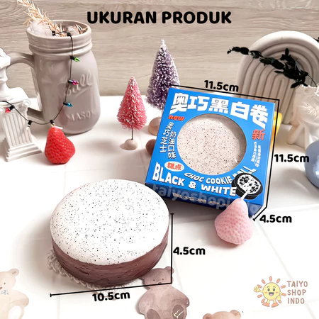 Jual Squishy Hachimi Cookies And Cream Choco Squeeze Food Pencet Funny ...